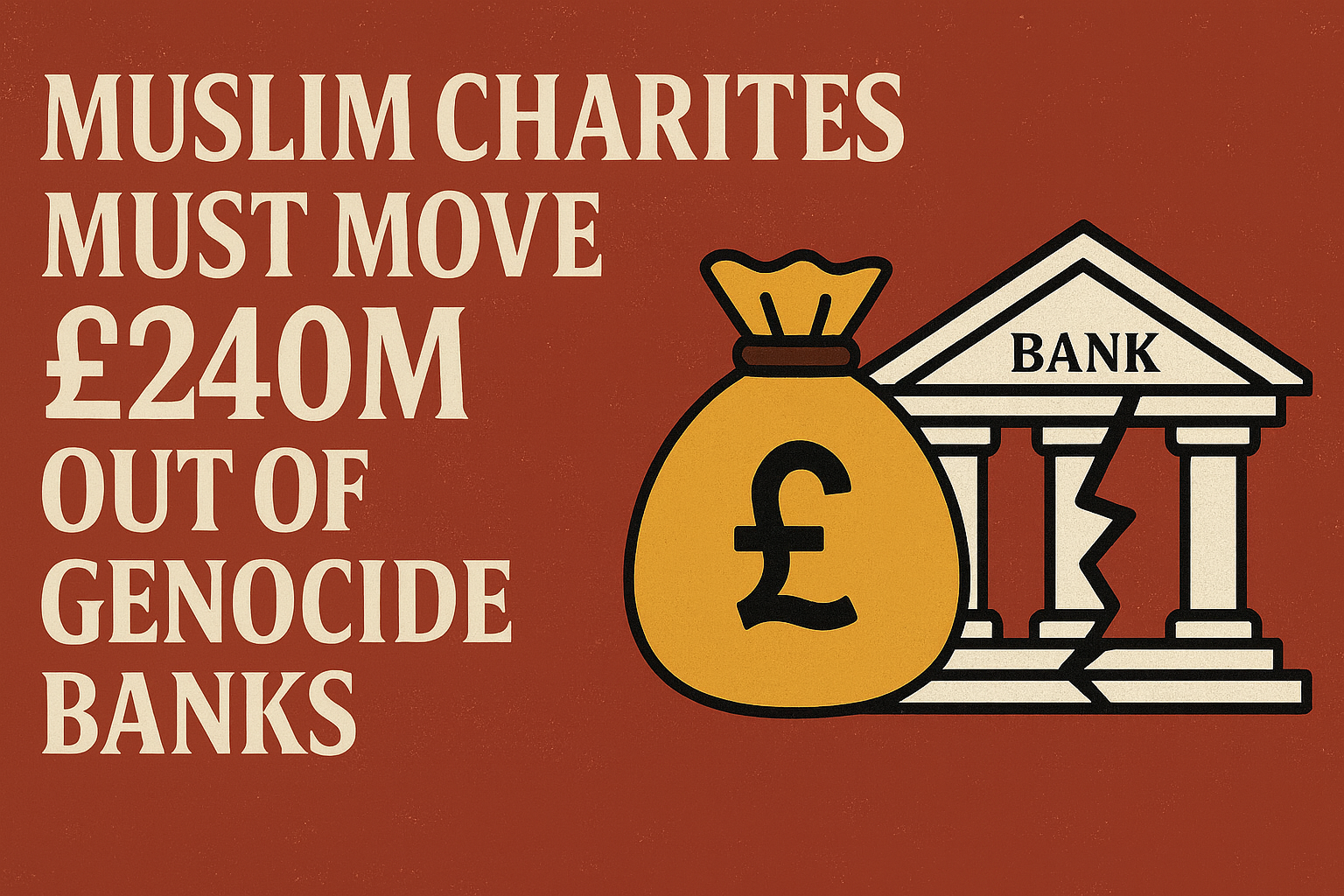 Muslim Charities Must Move £240M Out of Genocide Banks – SarimBlog